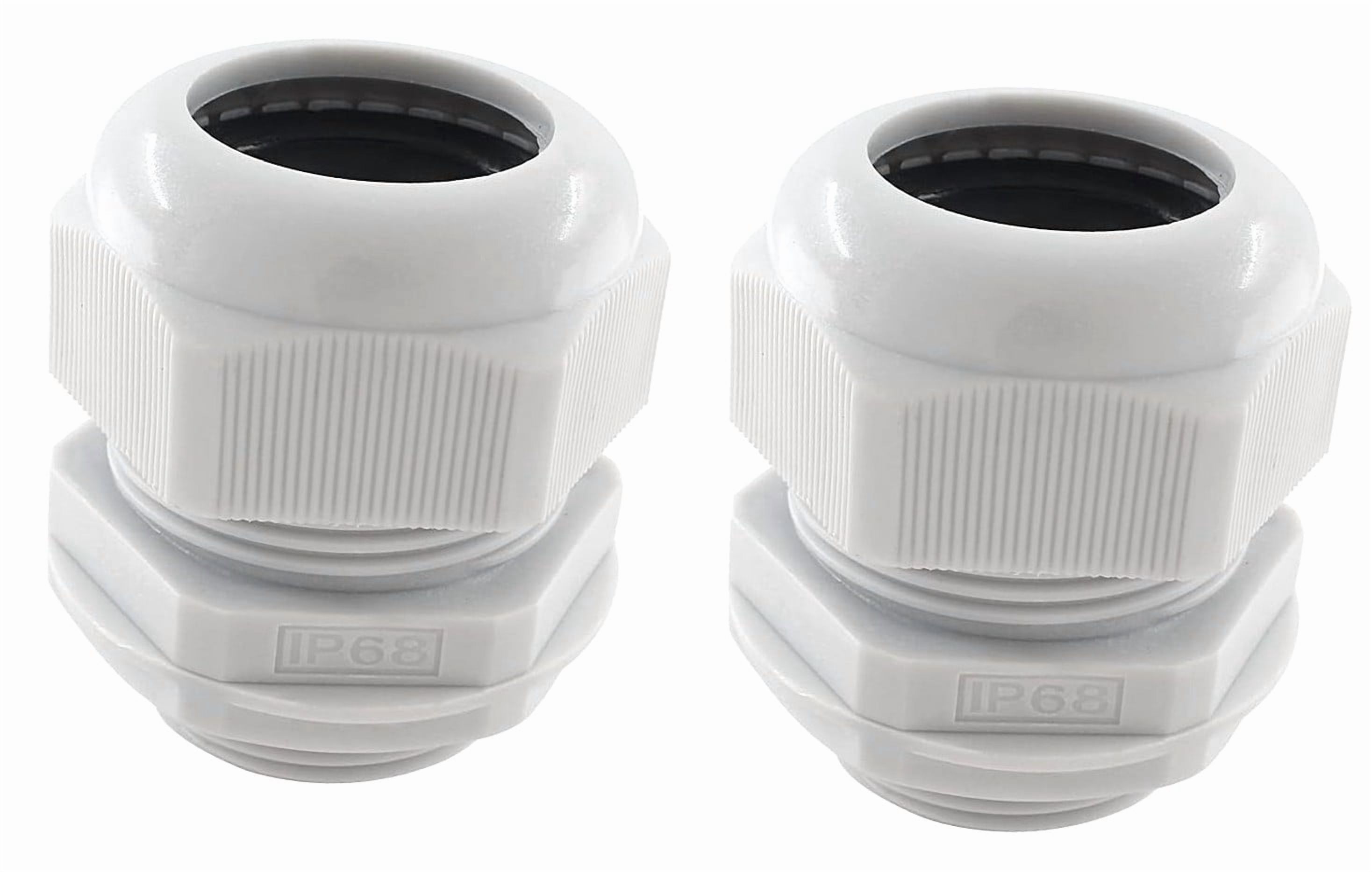 Bybiment 2 Pack NPT 1-1/4 Cable Glands Grey Cord Grips Nylon Strain ...