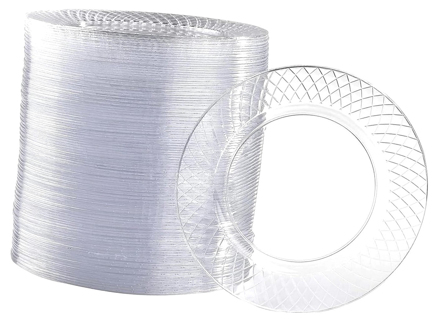 Bybiment 200 Clear Dessert Plates - , 6. Inch Wedding Cake Plates ...