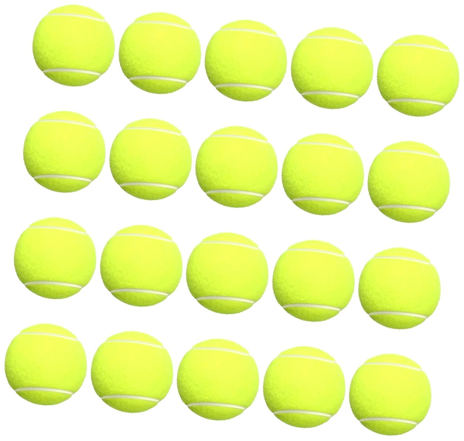 Bybiment 24 Pack Tennis Balls Bulk, Standard Pressure Balls for ...