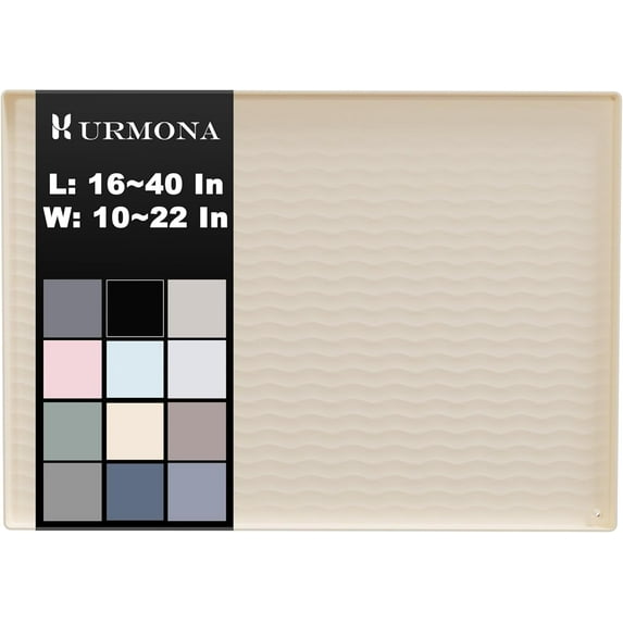 Bybiment 25x19 Inch Under Sink Mat Cabinet and Protector, Liner for ...