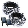 Bybiment 2PK 240LED 95FT Solar String Lights, Solar Christmas Lights ...