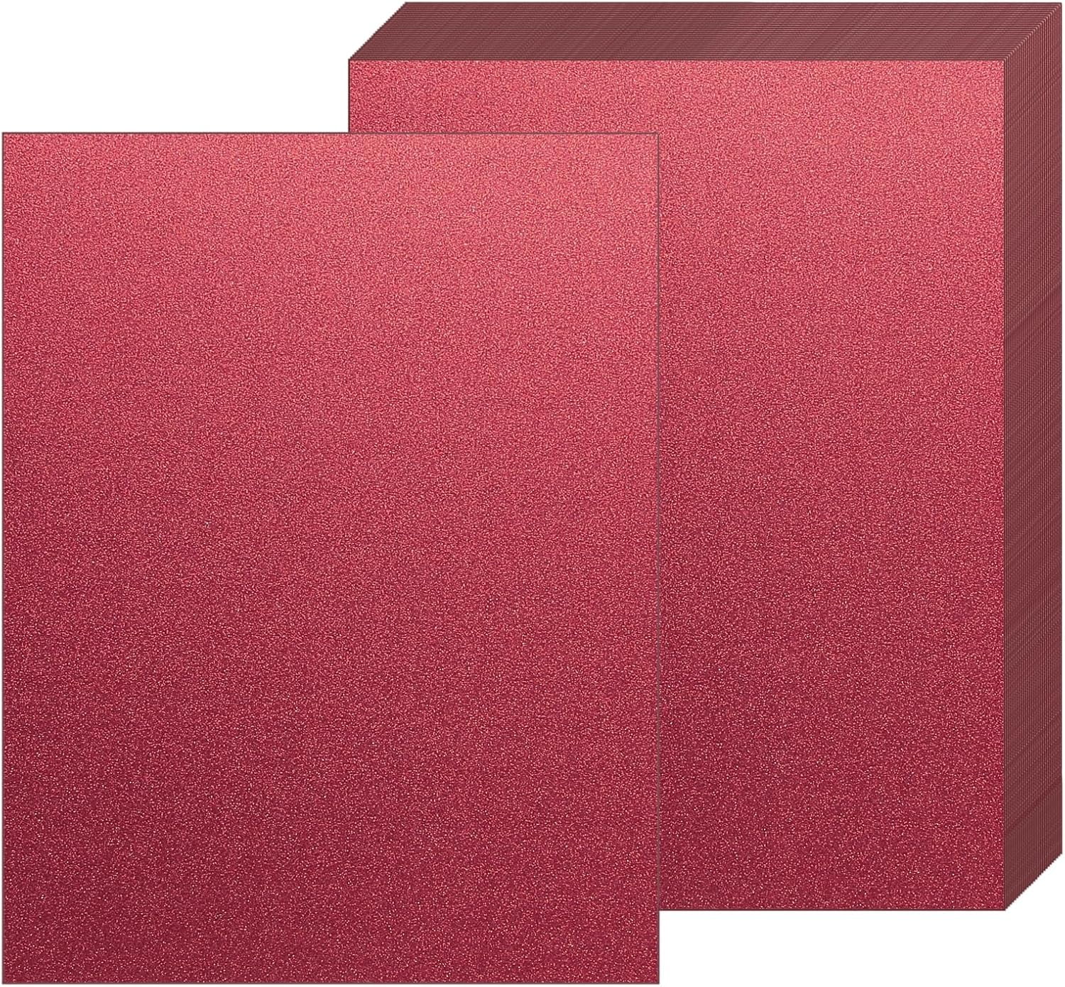 Bybiment 30 Shimmer Cardstock 8.5x11 Inch Metallic Paper, 250GSM/92lb ...