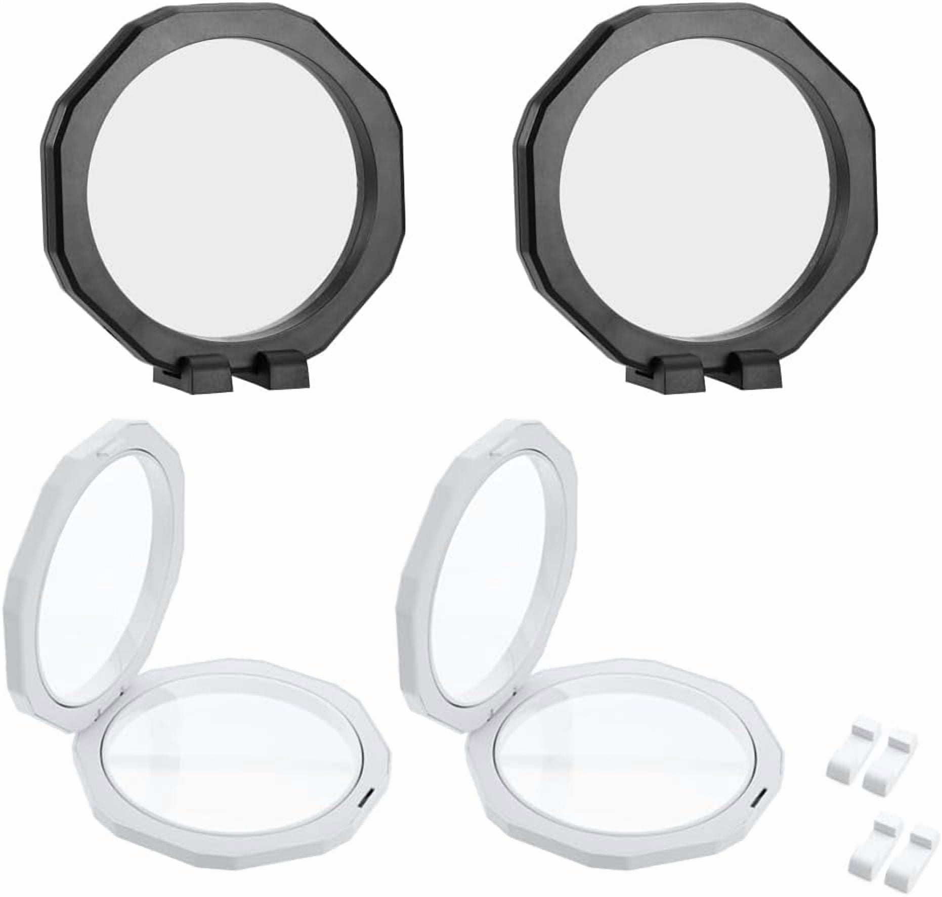 Bybiment 4 Pcs Octagonal Shape 3D Display Case Frame Display Holder ...