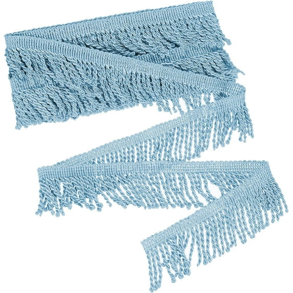 Bybiment 5 Yards Curtain Fringes Fringe , 2.4" Polyester Fringe Lace ...