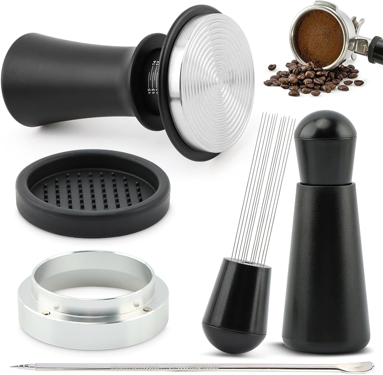 Bybiment 51mm Kit: Includes Calibrated Tamper, Dosing Funnel ...