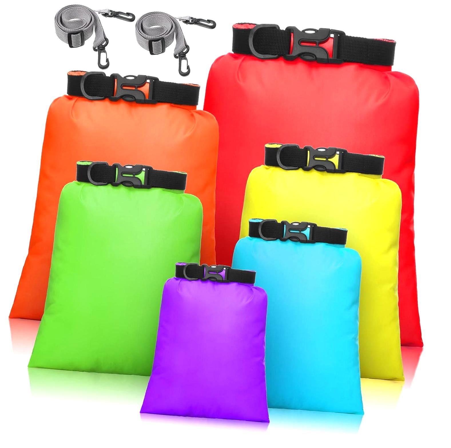 Bybiment 6 Piece Dry Bag Collection, 6 Varied Sizes Lightweight Sacks ...