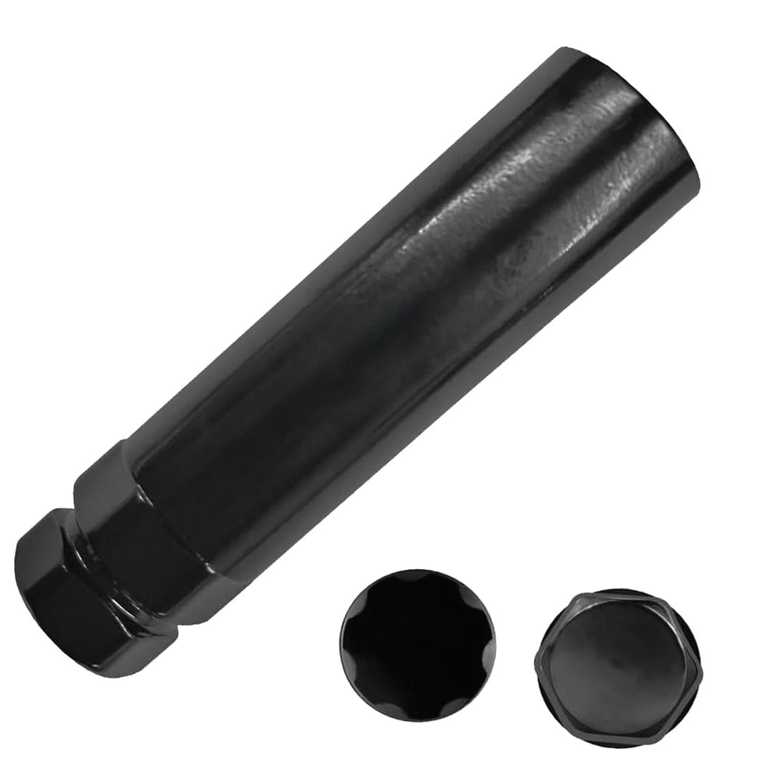 Bybiment 7 Spline Lug Nut Socket, Aftermarket Splines Tuner Lug Nut Key ...