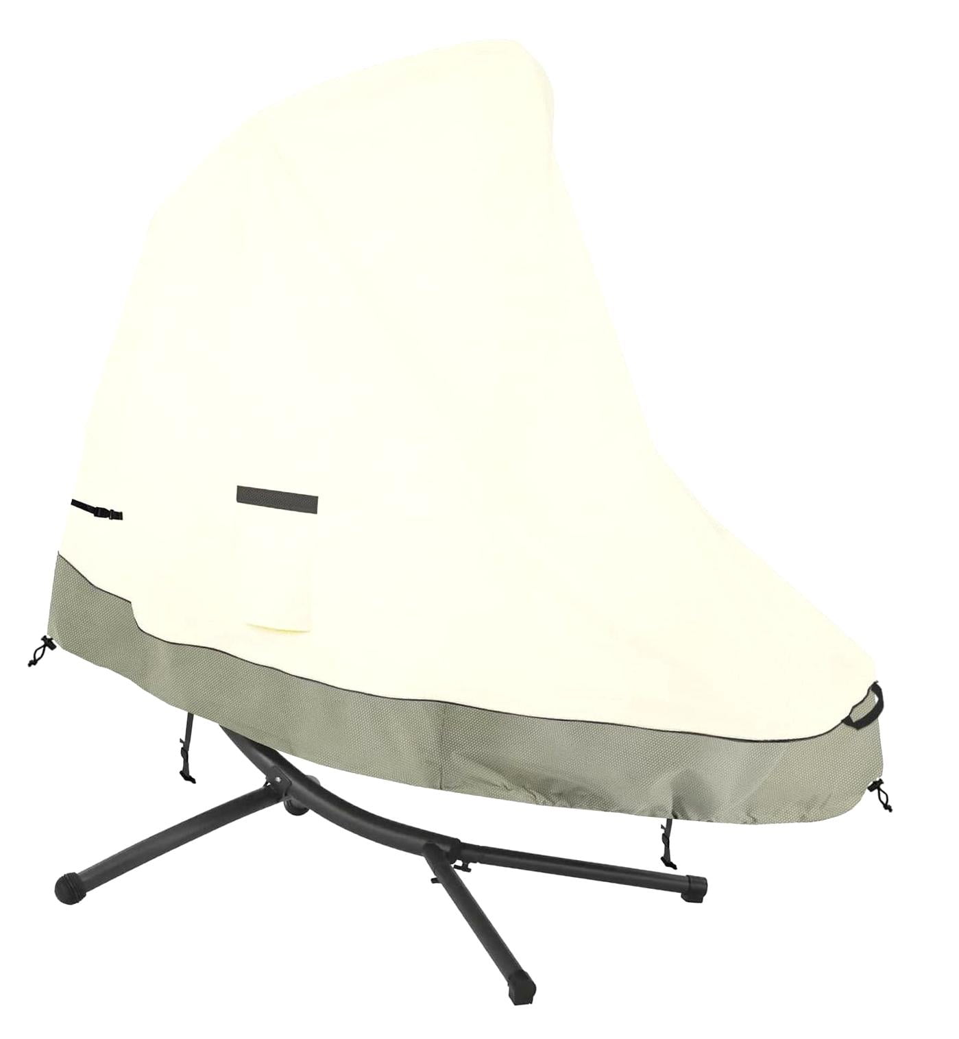 Bybiment 73 Inch Hanging Chaise Lounge and Stand Cover - 600D Canvas ...