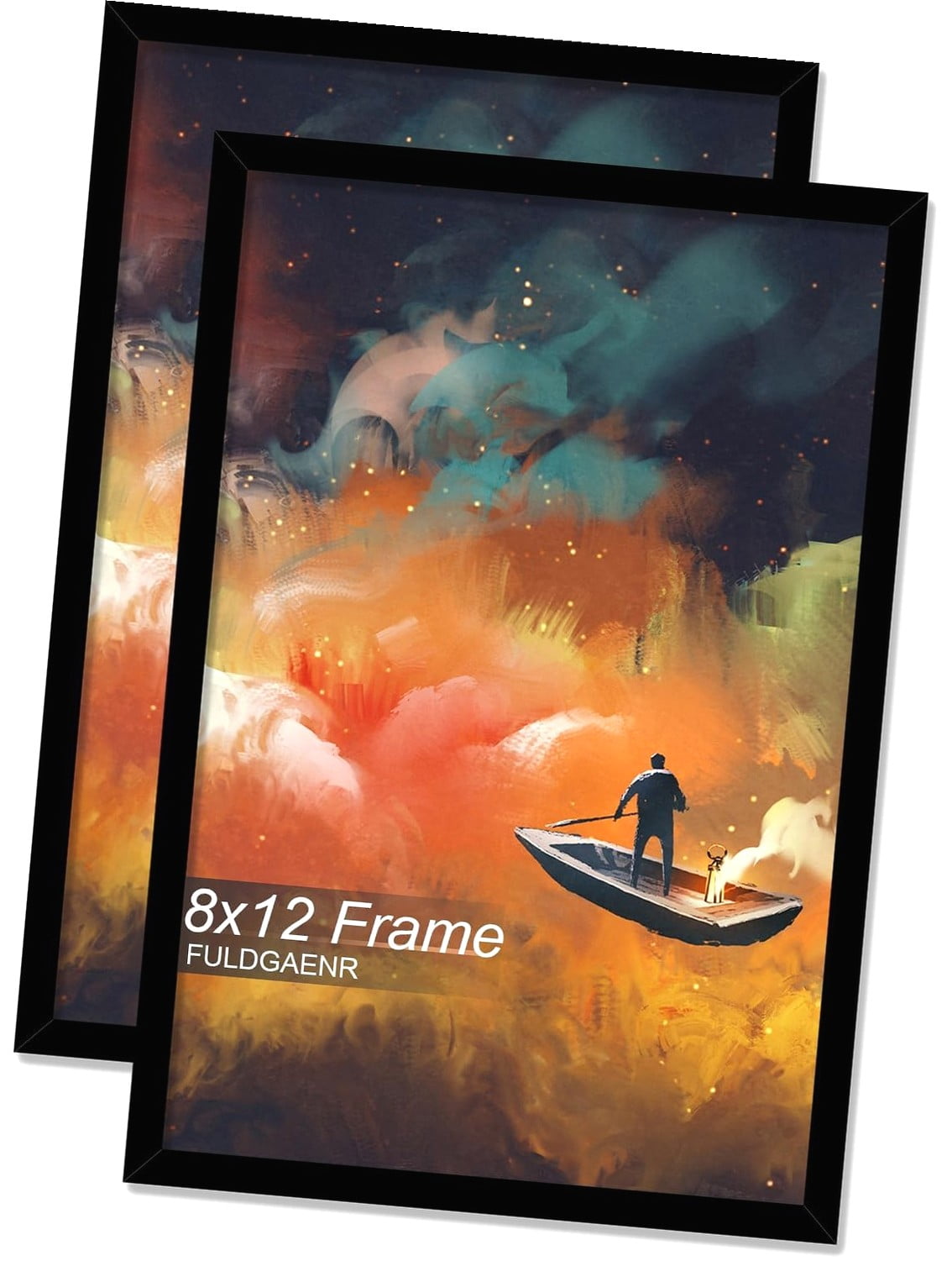 Bybiment 8x12 Picture Frame Duo, for 8 by 12 Inch Photo Poster ...