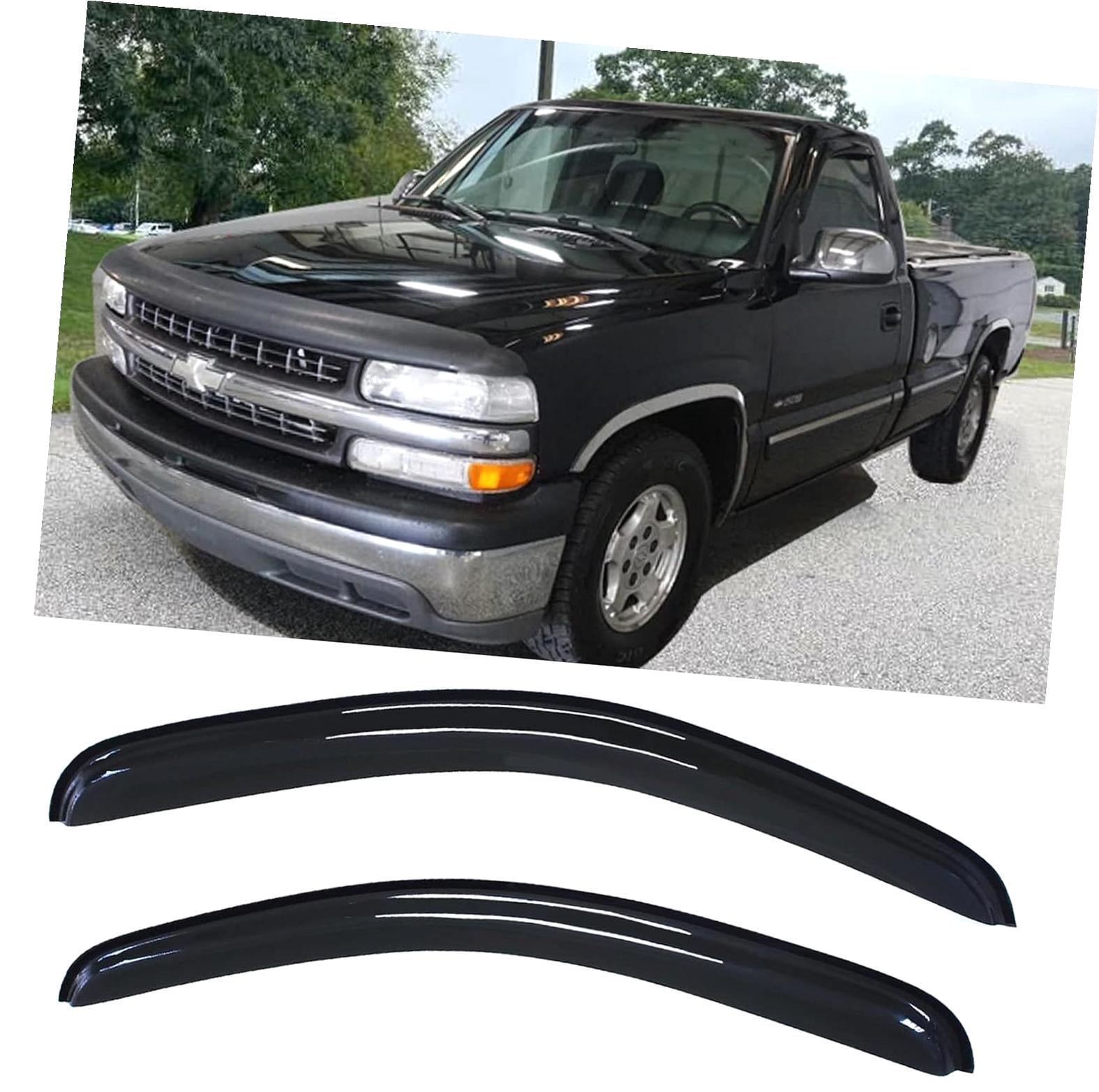 Bybiment 92956 Side Window Visors, Rain Guards for 1999-2007 Chevy ...