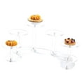 Bybiment Acrylic Display Riser Stands, Deformable Round Display Rack ...