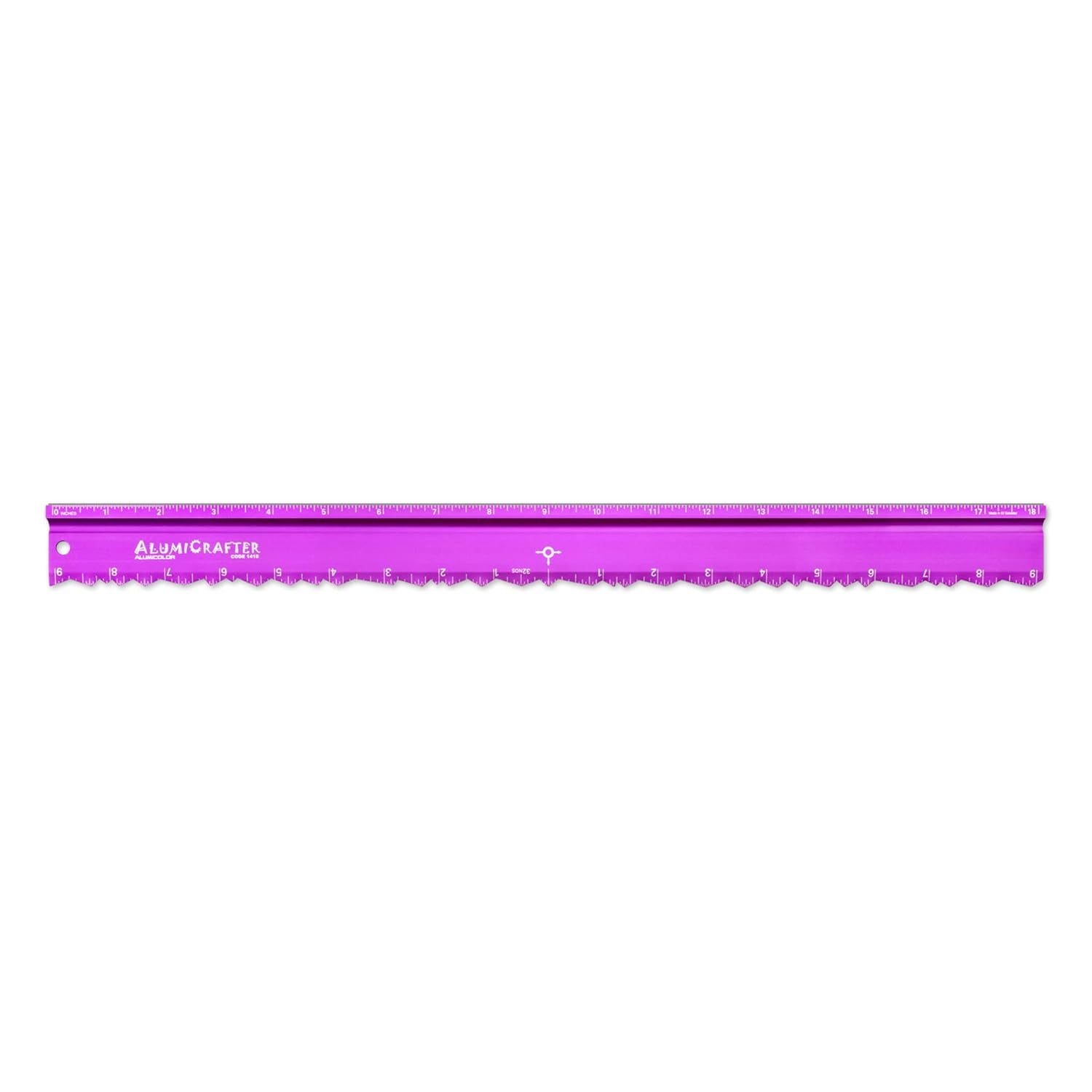 Bybiment AlumiCrafter Metal Ruler with Deckle , Inch - Walmart.com