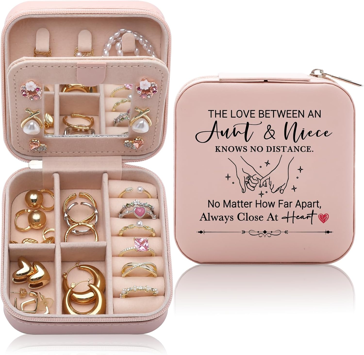 Bybiment Aunt and Niece Jewelry Box, Aunt from Niece, Nieces from ...