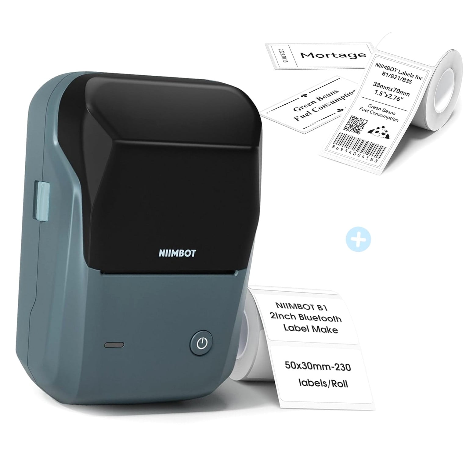 Bybiment B1 Label Maker with 2 Roll Label Tape - Walmart.com