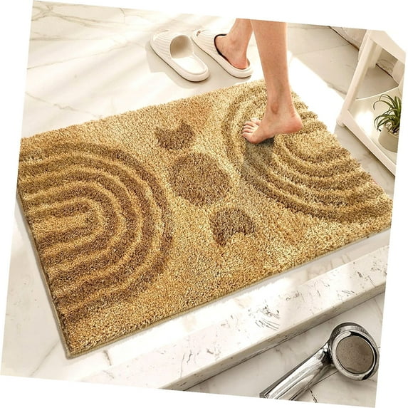Bybiment Bathroom Rugs, Microfiber Mat for Bedroom Small Carpet Decor ...