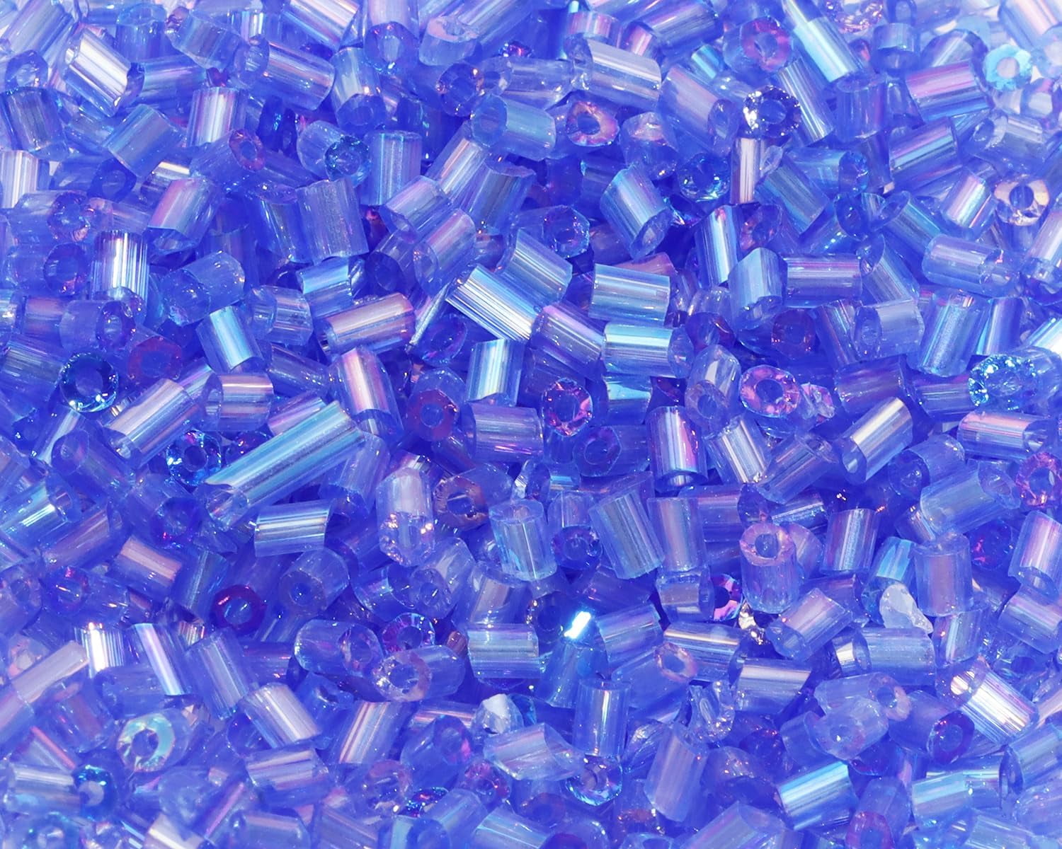 Bybiment Bugle Tube Beads 1400Pcs/30g Beads 2 * 3mm Small Craft Loose ...
