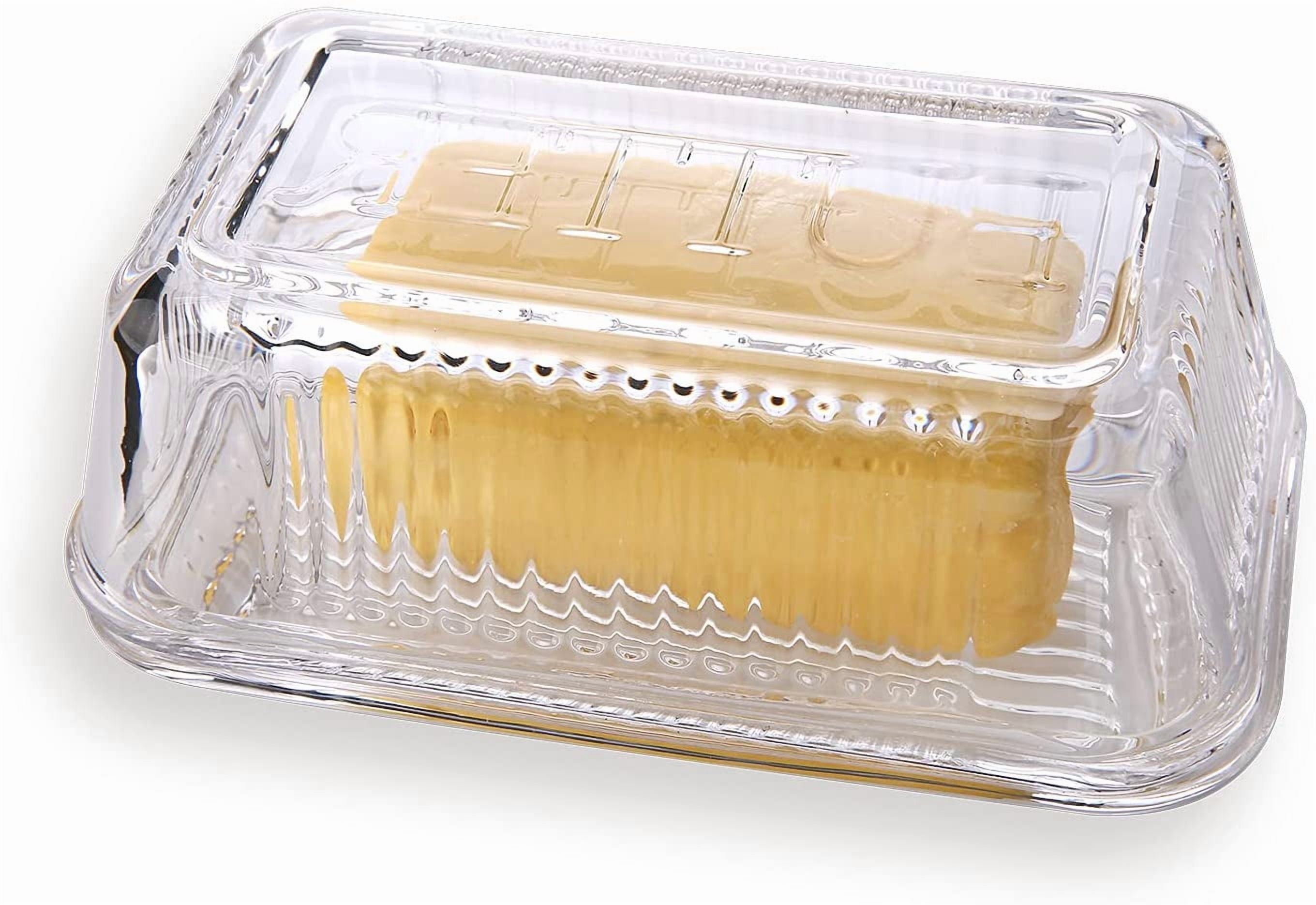Bybiment Butter Dish with Lid from 1500 Tabletop Farmhouse Heavy Thick ...