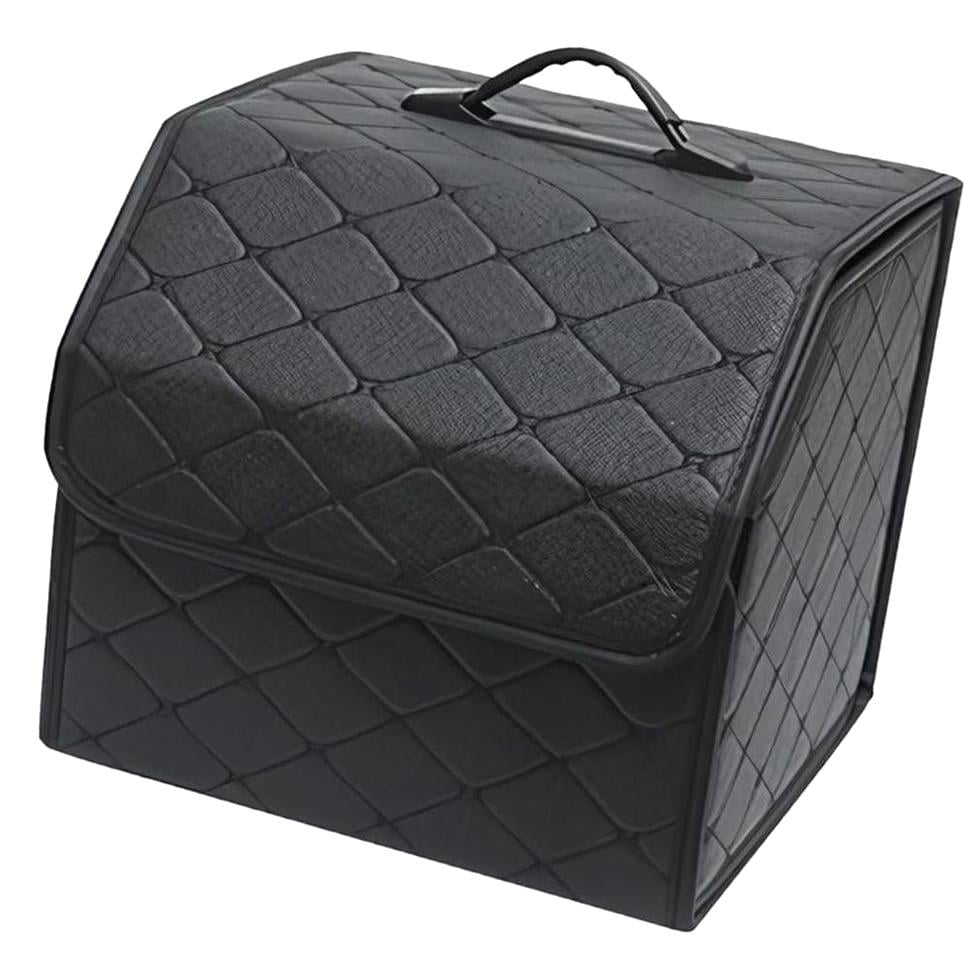 Bybiment Car Storage Solutions, SUV Trunk Organizer, Leather Foldable ...