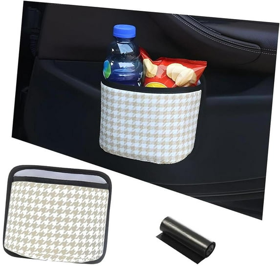 Bybiment Car Trash Can, Mini Foldable Vehicle Garbage Organizer with ...