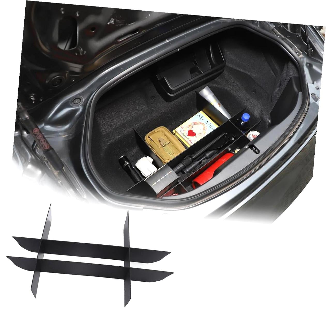 Bybiment Car Trunk Cargo Storage Box Divider Partition Plate For MX-5 ...