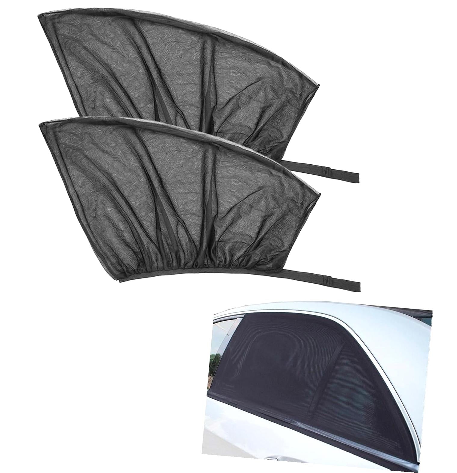 Bybiment Car Window Sun Shade, 2-Pack Mesh Side Shades for Sun and ...
