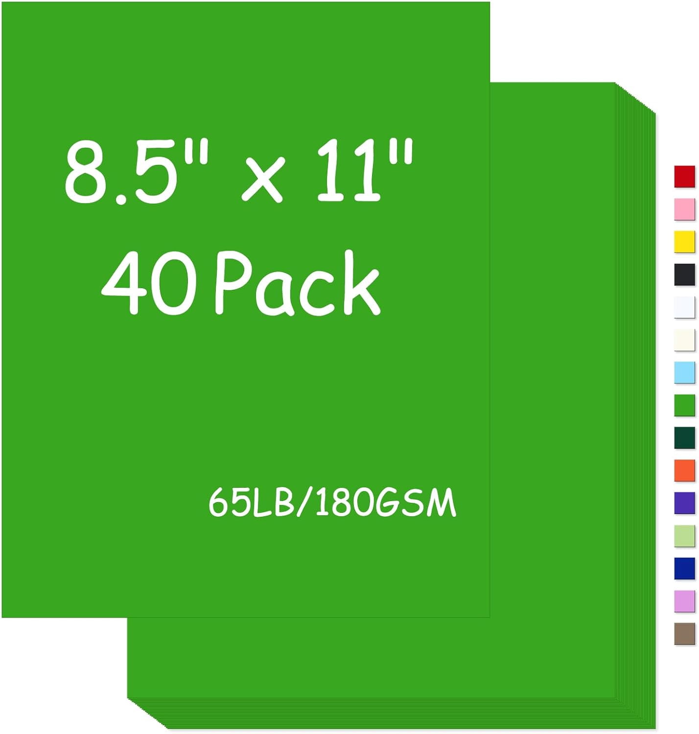 Bybiment Cardstock 8.5 11, 65Lb Card Stock Dark , 180gsm Cover ...