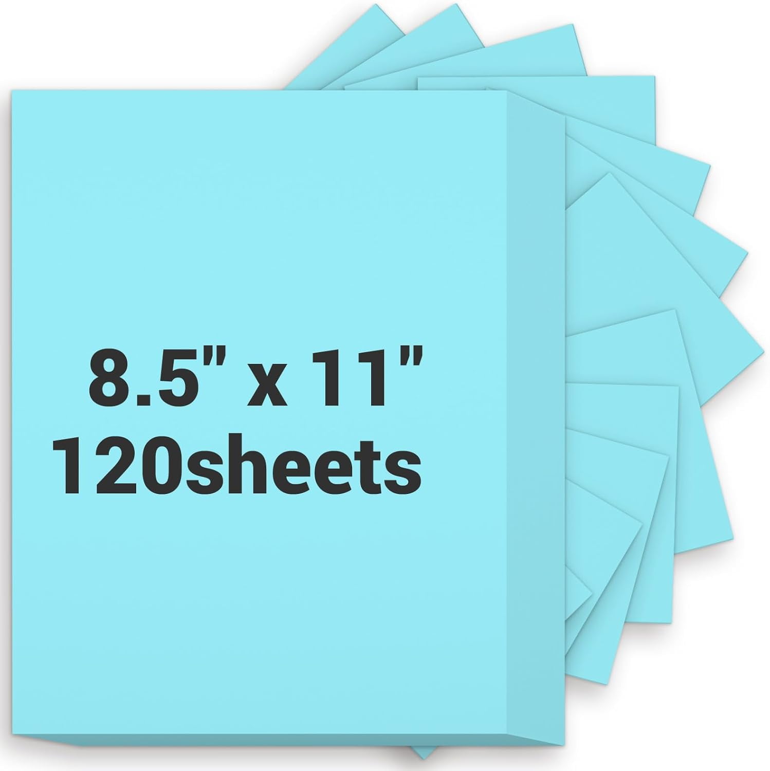 Bybiment Cardstock 8.5 11, Thick Printer Paper 75 lb/200 , 120 Card Stock Blue, Heavy Card stock ...