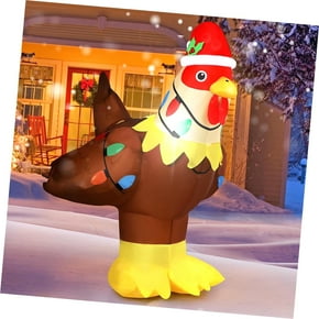 Inflatable Chicken Christmas
