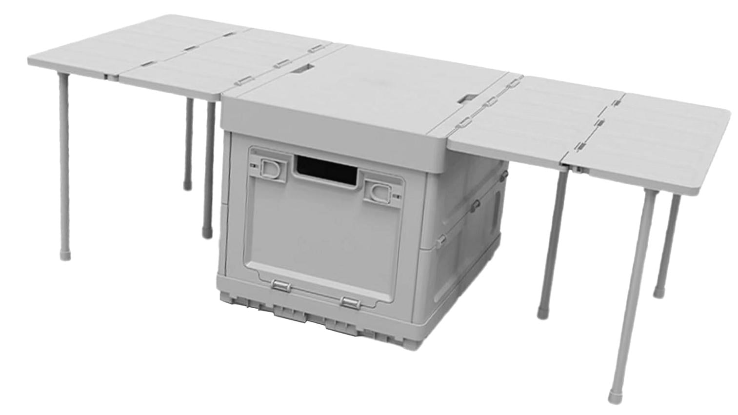 Bybiment Compact Camping Kitchen Box, Versatile Storage Solution for ...