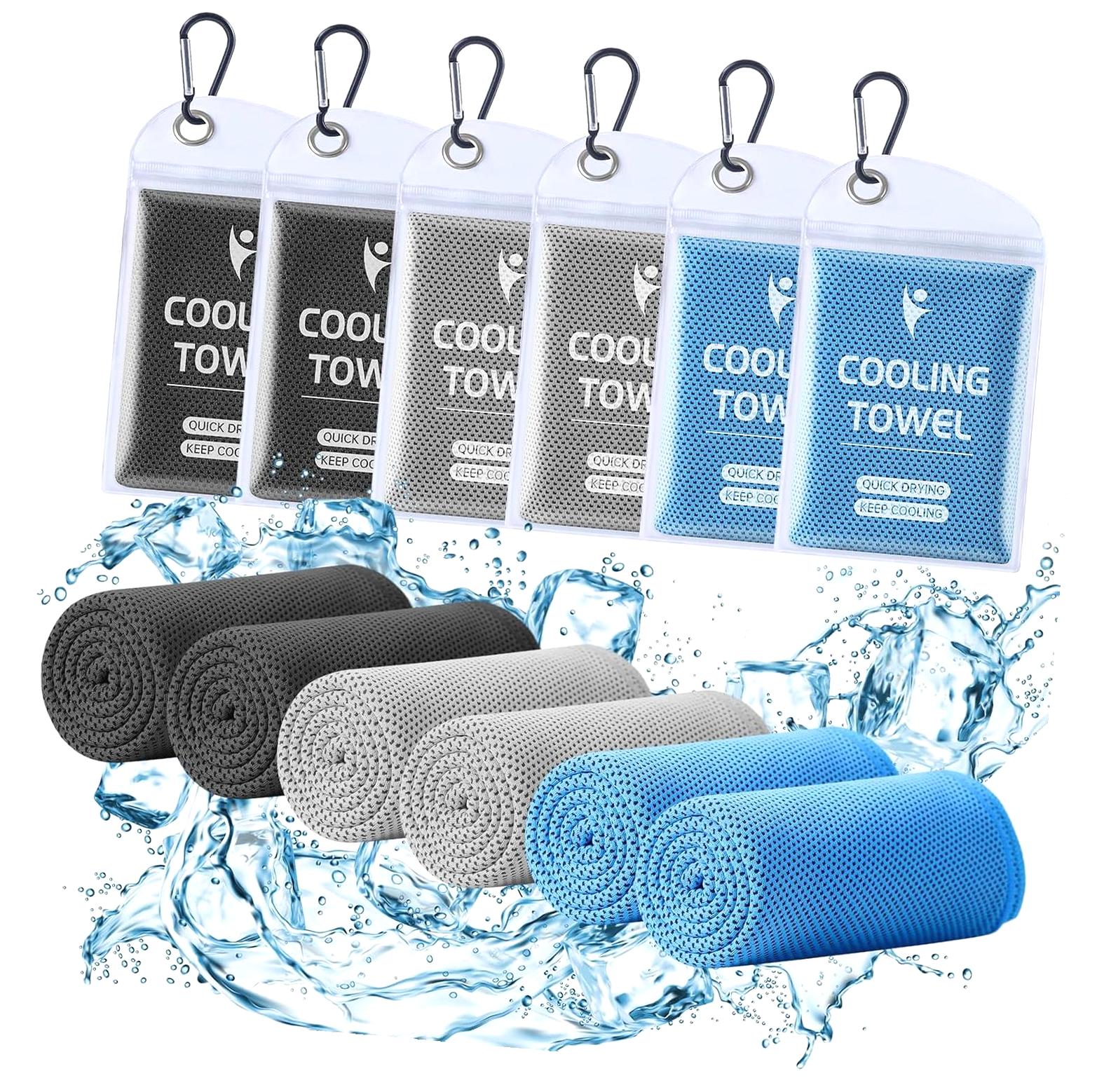 Bybiment Cooling Towels (40"x12"), Neck and Face Cooling Towels ...
