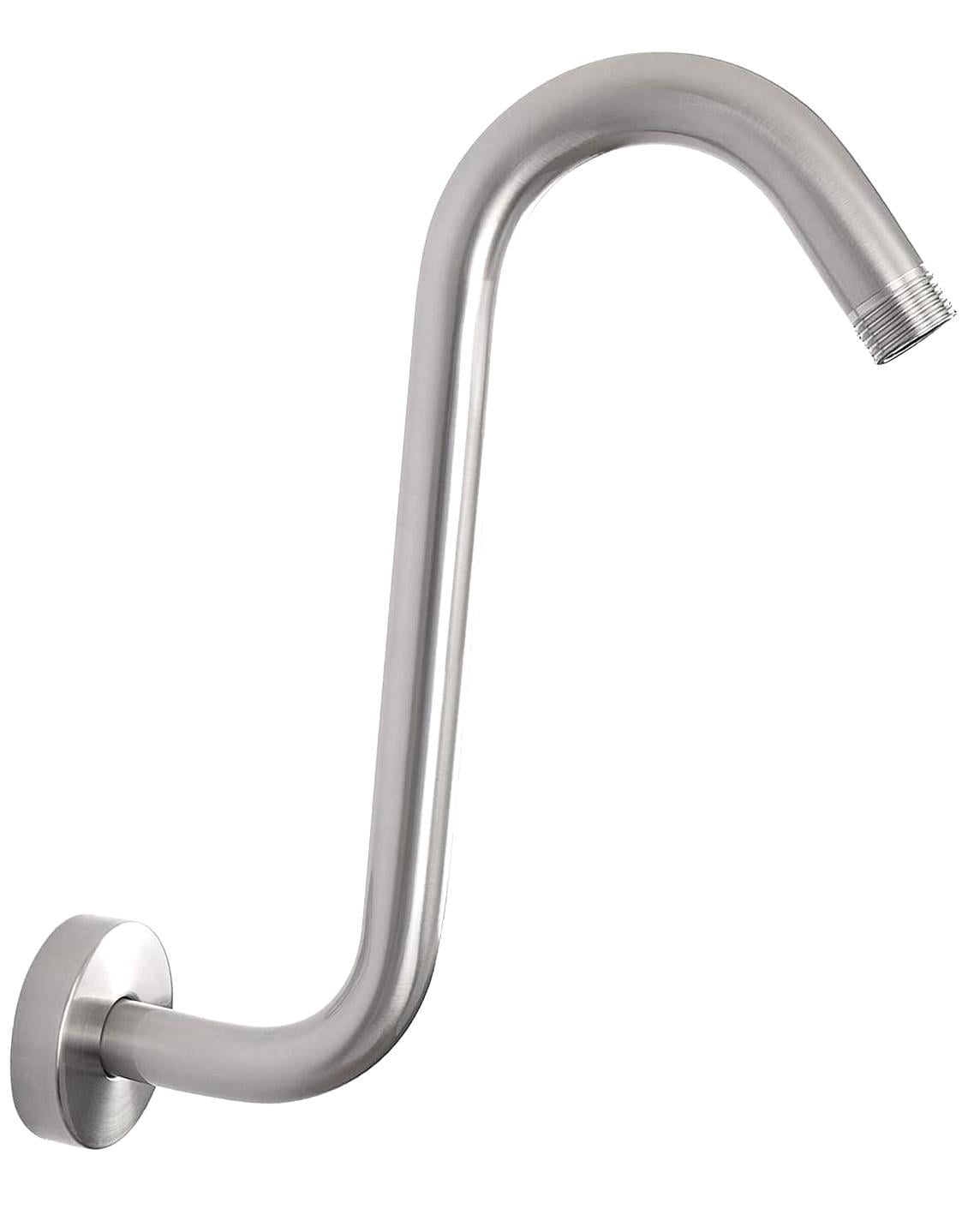 Bybiment Curved Riser Pipe, Shower Extension Arm Featuring a Flange ...
