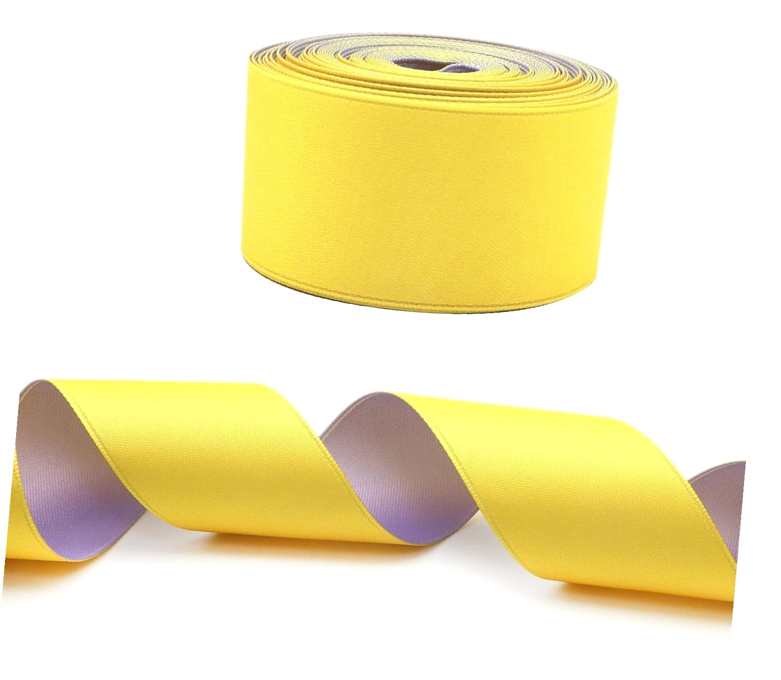 Bybiment David Satin 1.5 Inch 10 Yards, Dual-Color Ribbons for Crafts ...