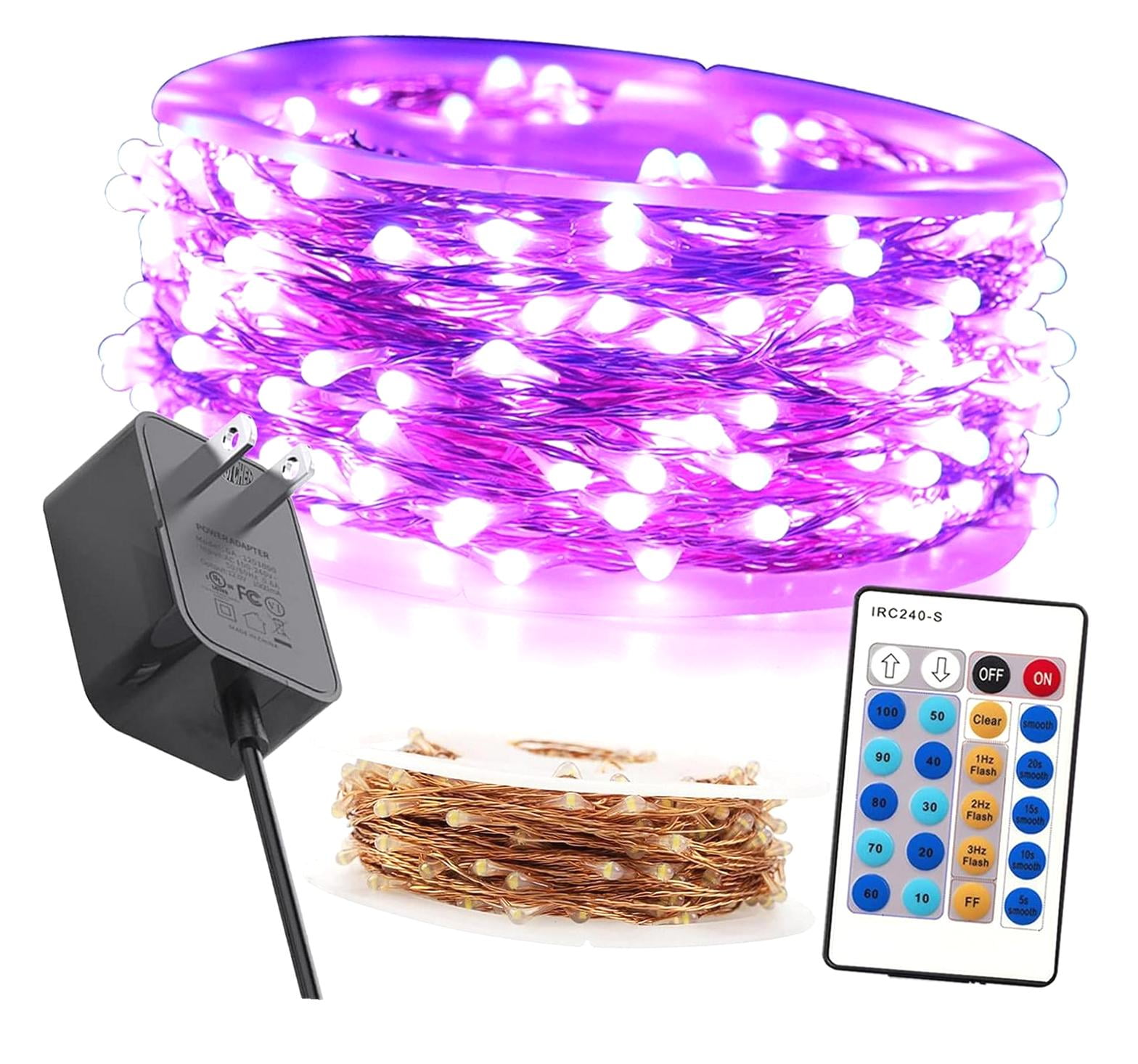 Bybiment Dimmable Fairy Lights Plug in 99 Ft 300 Copper Wire Twinkle ...