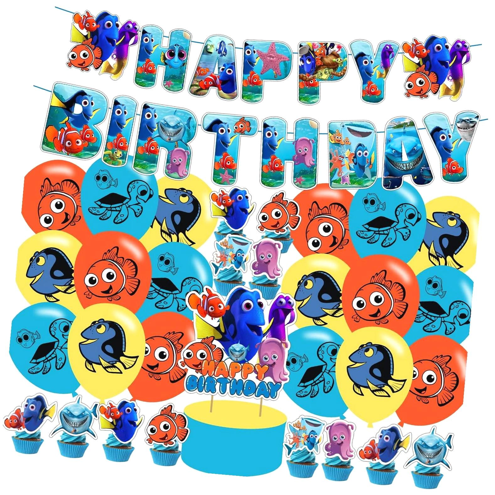Bybiment Finding Nemo Party Decorations, Themed Party Supplies, Room ...