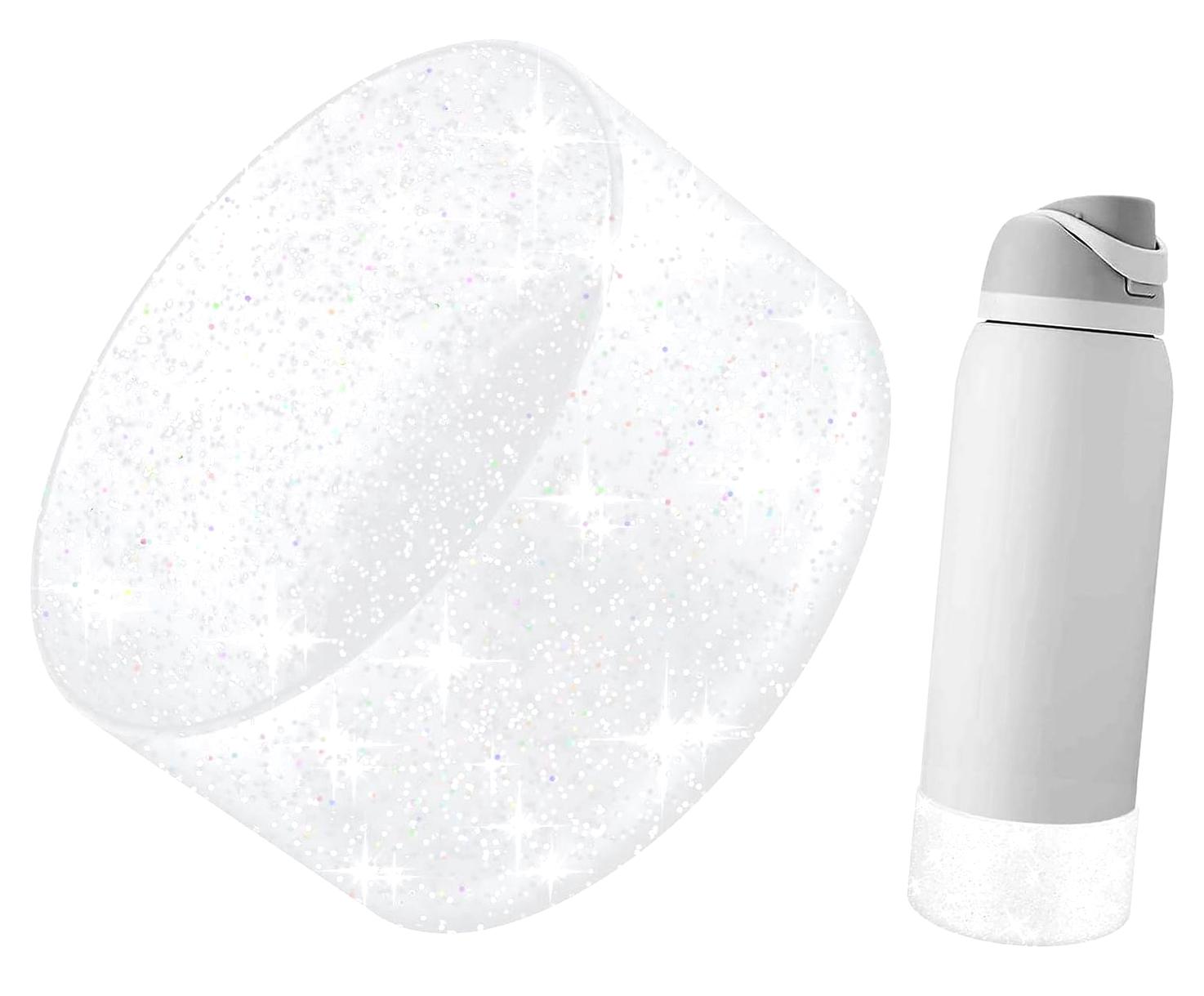 Bybiment Glitter Protective Silicone Boot for Owala 24oz, 32oz, 40oz ...