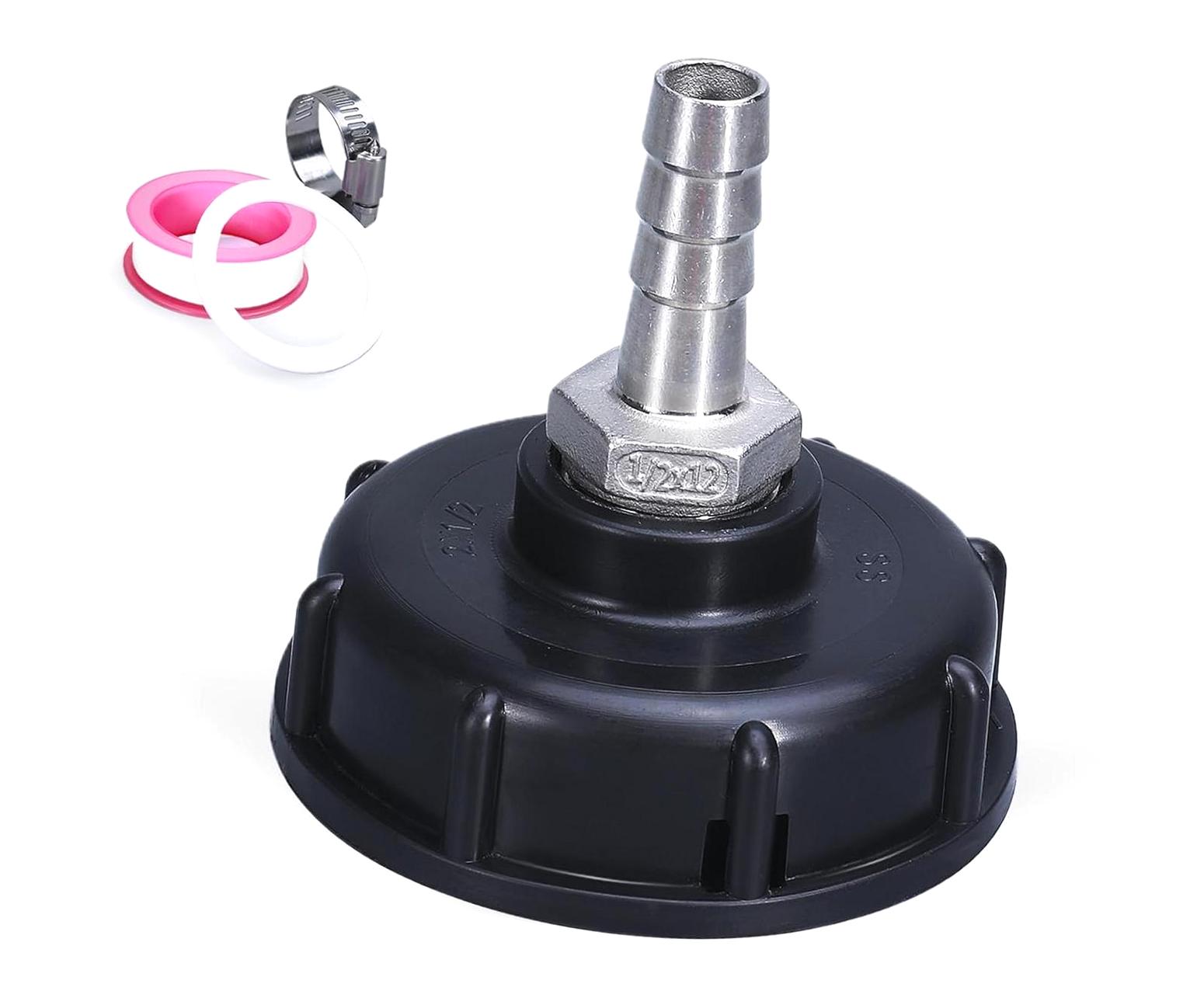 Bybiment IBC Tank Tote Adapter,1inch IBC Tote Tank Drain Adapter ...