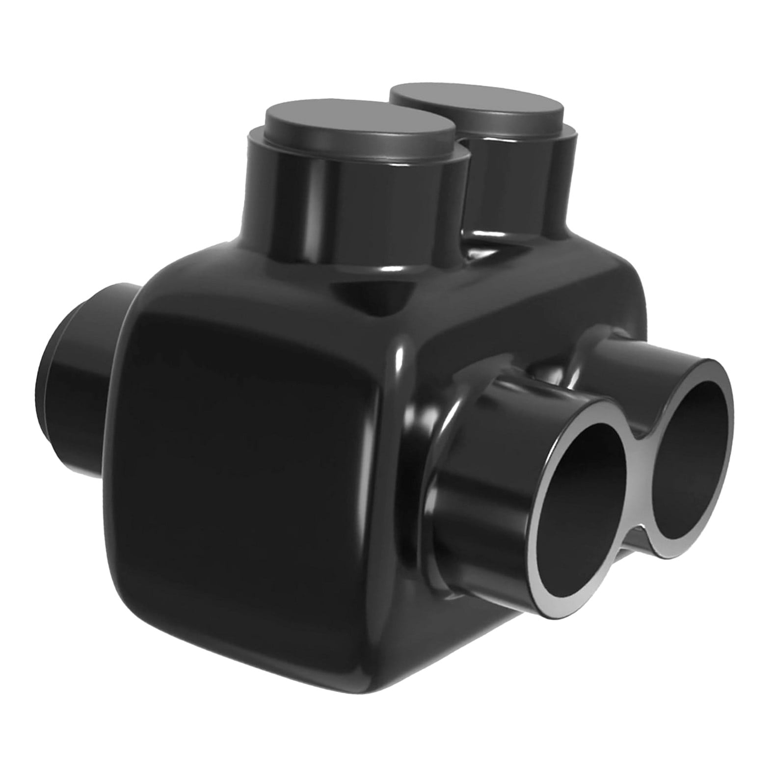 Bybiment Insulated Wire Connector 2 Dual Side Entry for 4-14 Wire Lugs ...