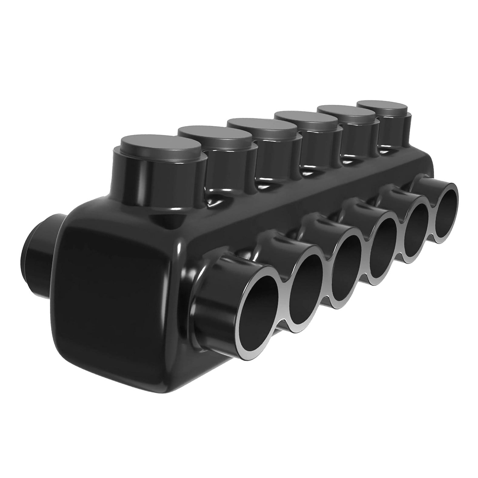 Bybiment Insulated Wire Connector 6 Dual Side Entry for 250-6 Wire Lugs ...