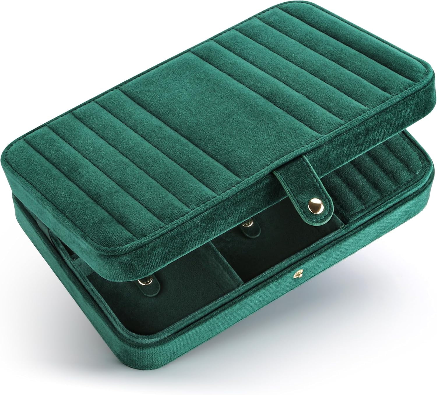 Bybiment Jewelry Box, Velvet Travel Jewelry Organizers Storage, Dust ...