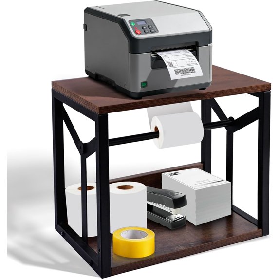Bybiment Label Holder for Rolls and Fan-Fold Labels, Thermal Printer ...