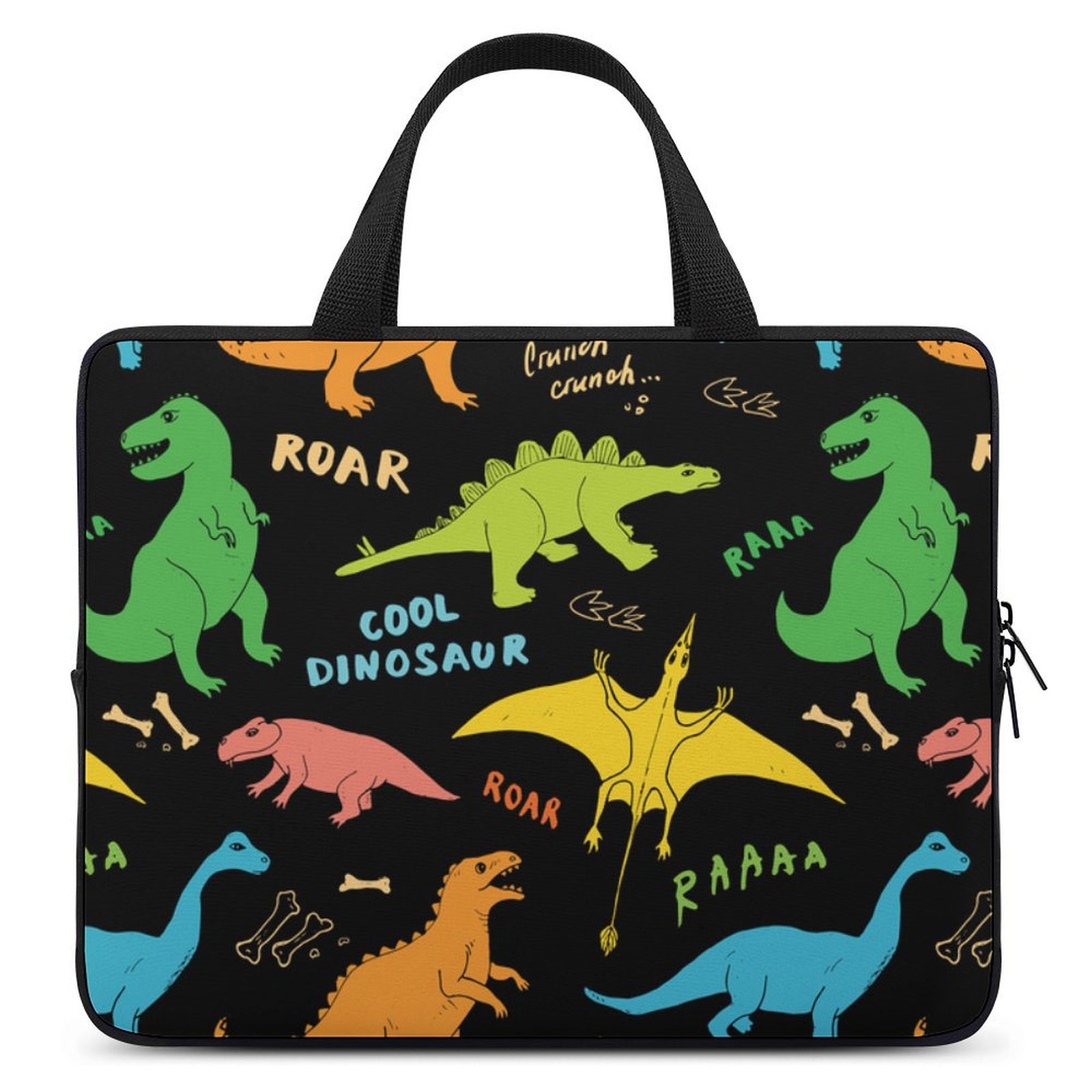 Bybiment Laptop Bag 10 Inch, Dino Pattern Cute Cartoon Waterproof ...