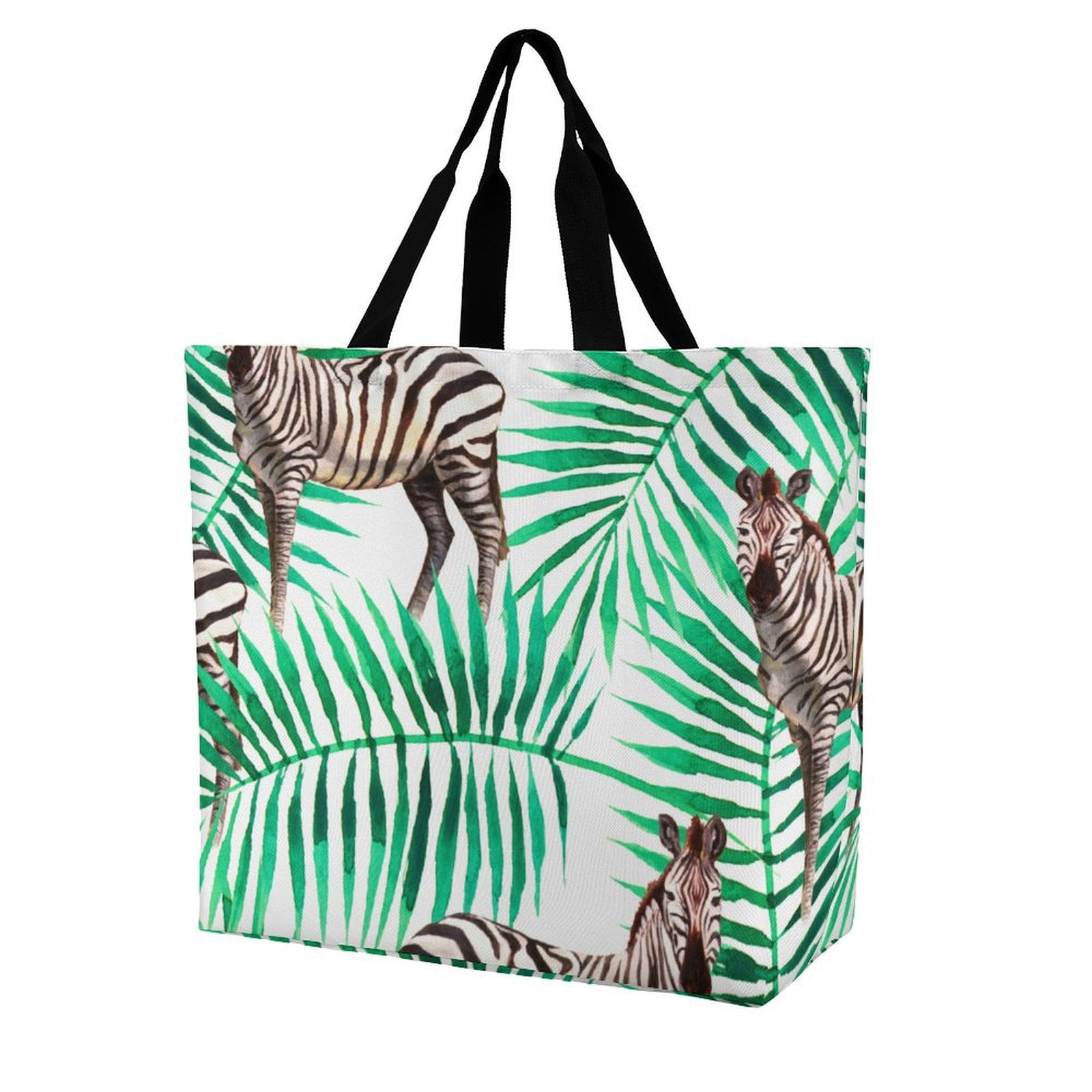 Bybiment Large Shoulder Shopping Bags, Watercolor Leopard Skin One ...