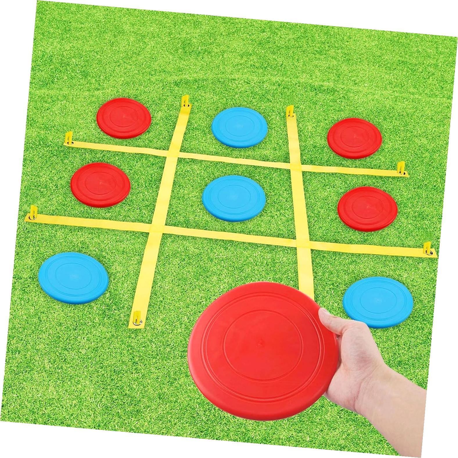 Bybiment Large Tic Tac Toe Set, 4 Ft X 4 Ft, Includes 10 Soft for Fun ...