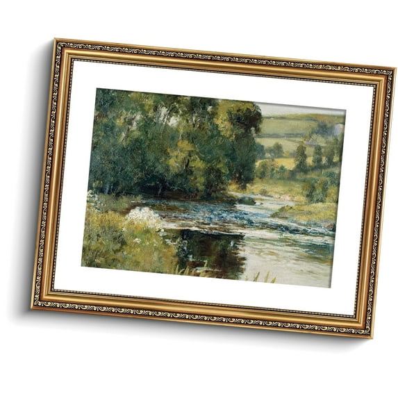 Bybiment Large Wall , Nature Streamside Paintings, Canvas Prints with ...