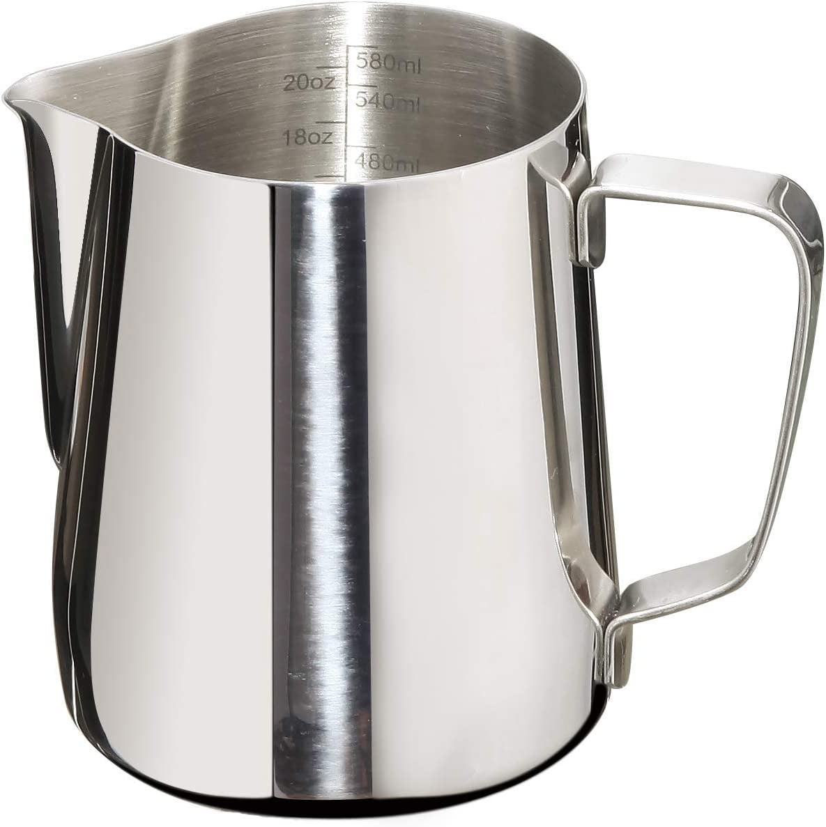Bybiment Milk Frothing Pitcher 20oz Steel Cup Perfect for Latte ...