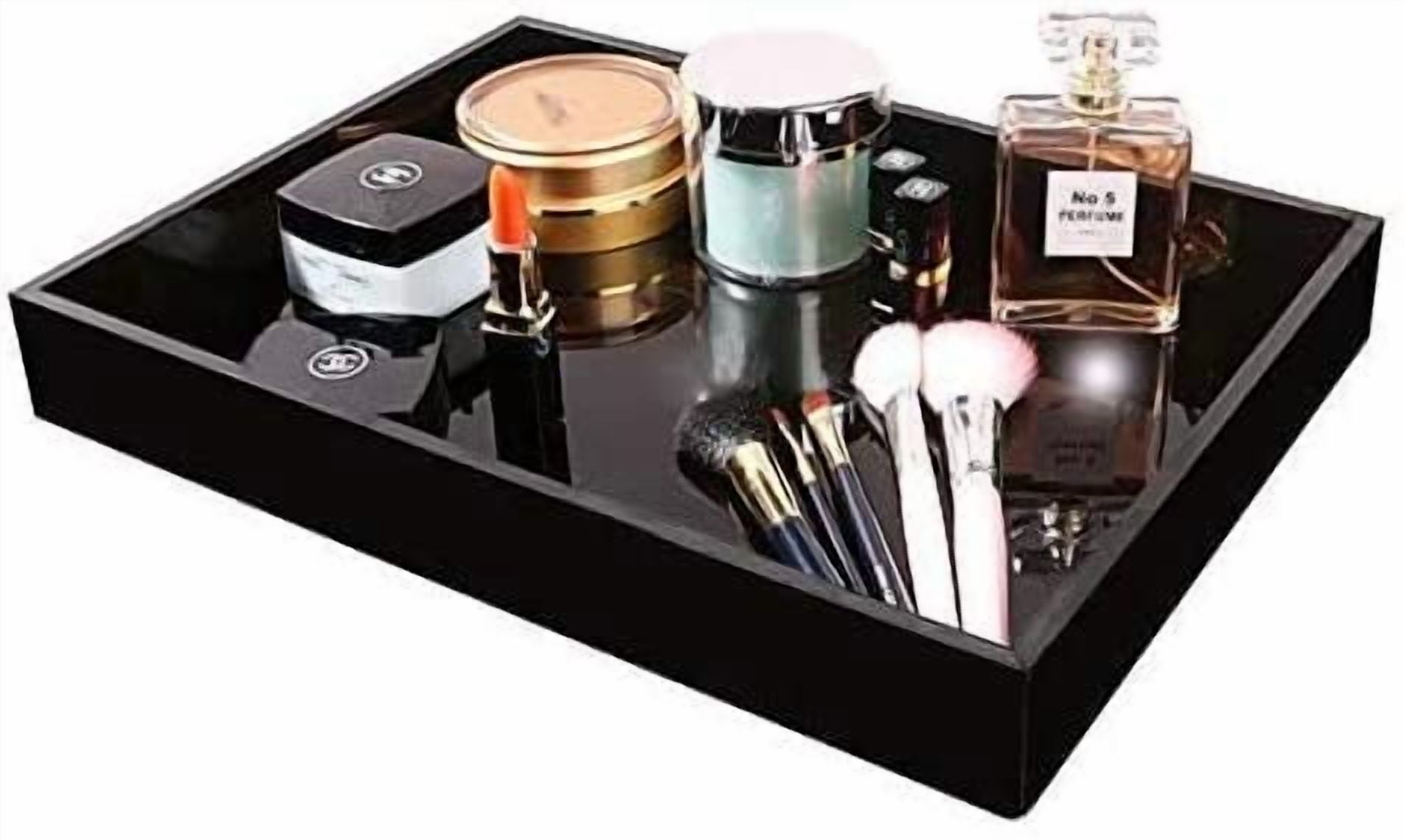 Bybiment MissionMatch Acrylic Vanity Tray, Sturdy Valet Tray Organizer ...