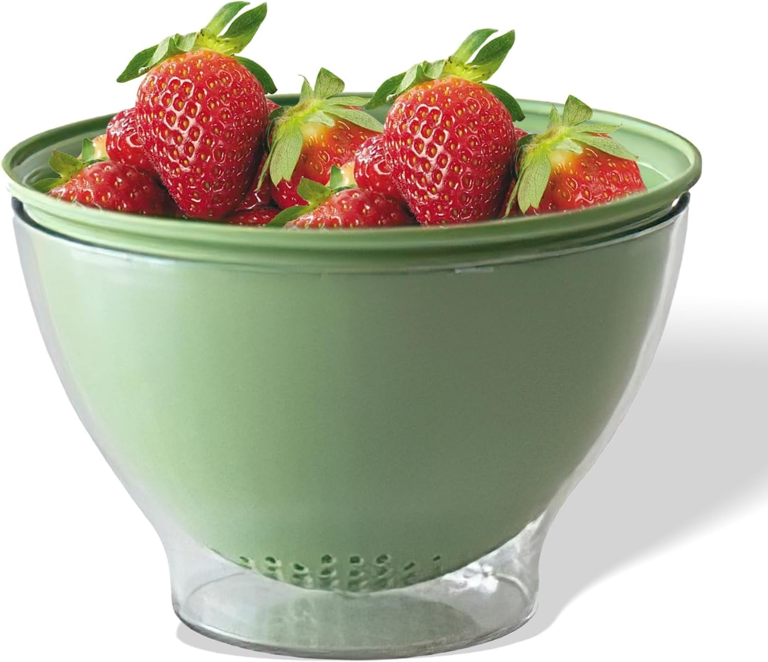 Bybiment Multifunctional Fruit Strainer Container with Strainer, 2-in-1 ...