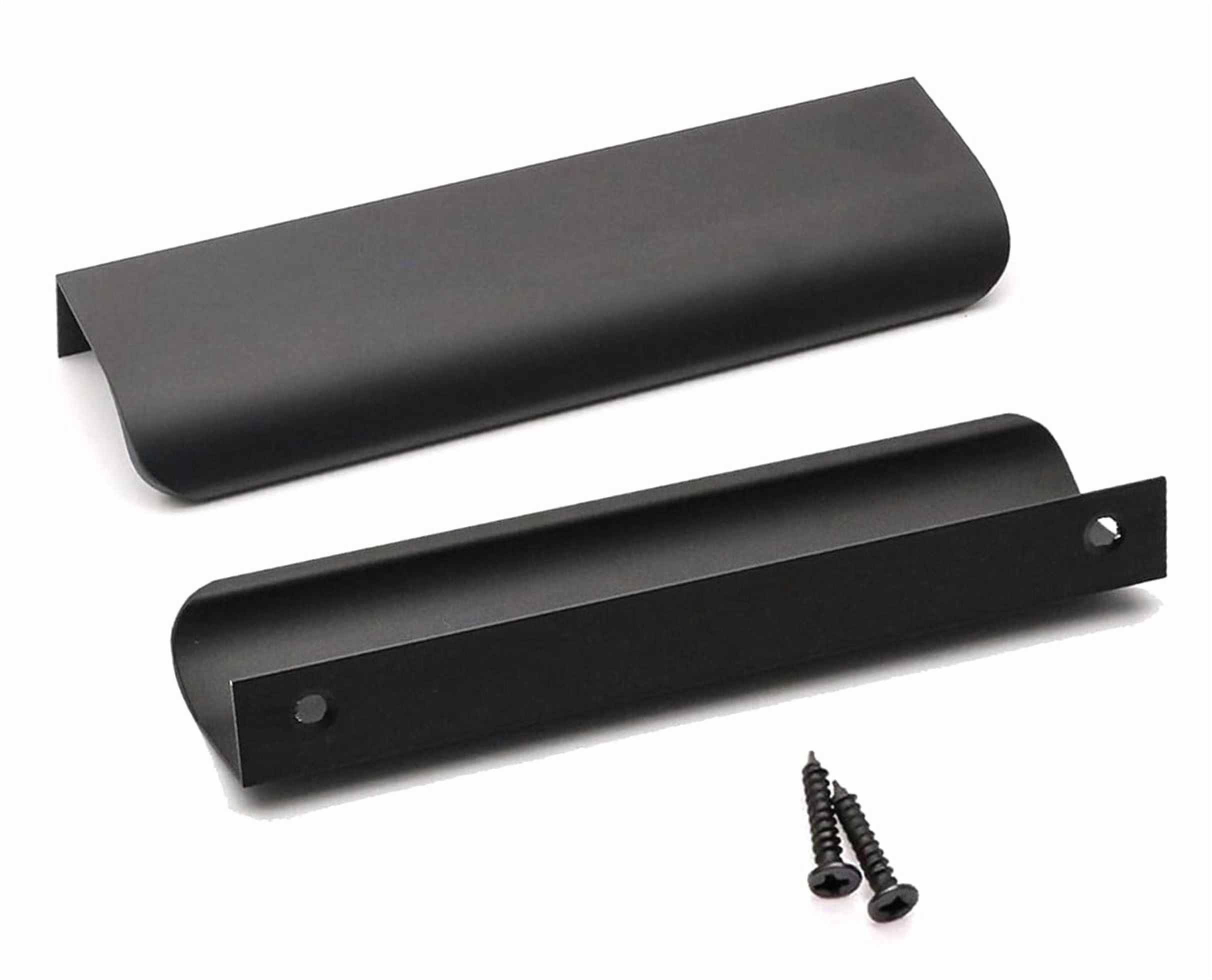 Bybiment Pack Cabinet Handles 5 Inch Finger Pulls for Cabinets Edge ...