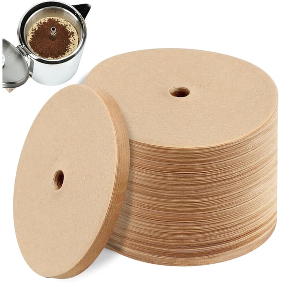 Bybiment Percolator Coffee Filters 300 Count, 3.75 Inch Unbleached ...