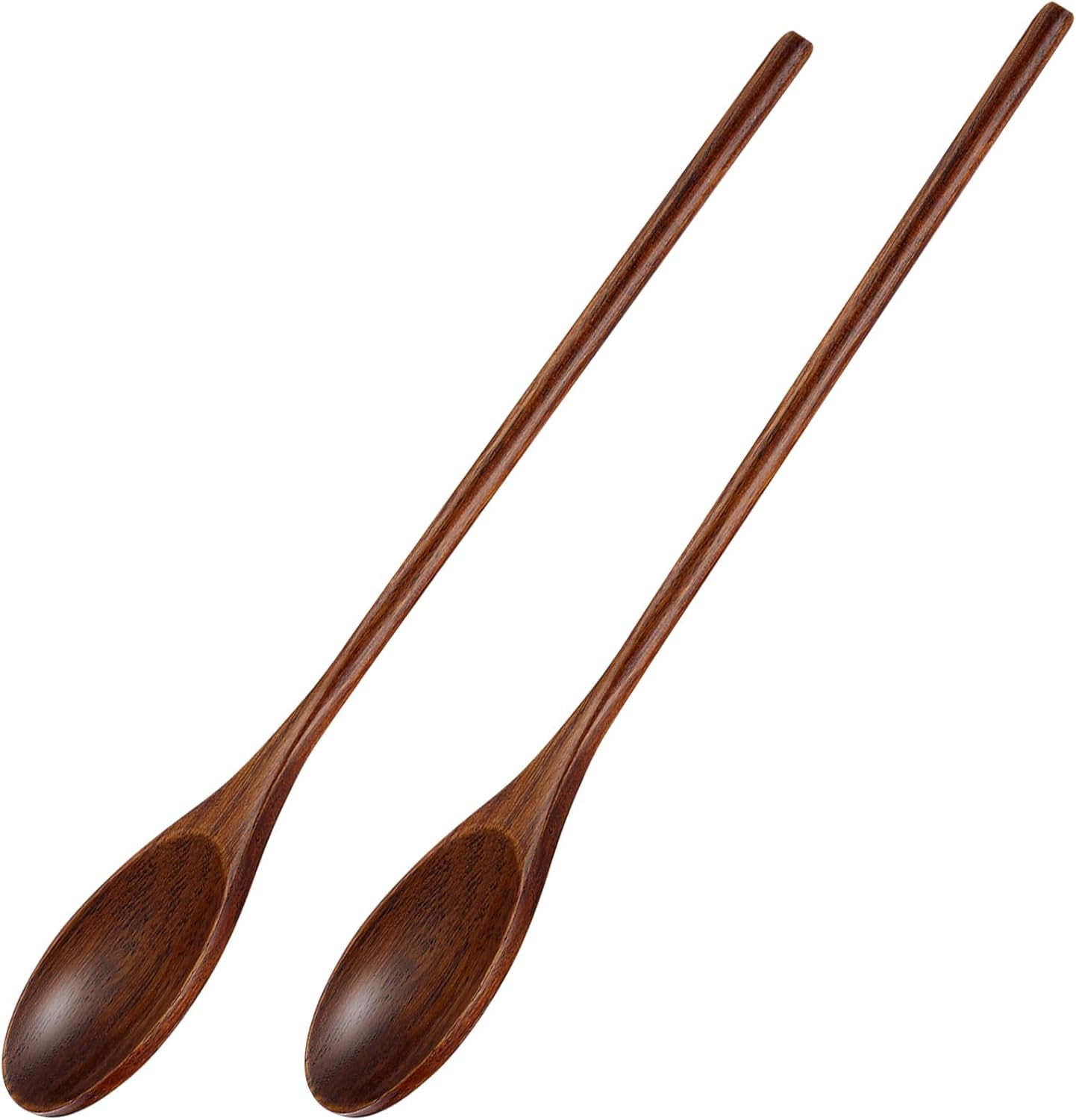 Bybiment Pieces 12 Inch Wooden Spoons for Cooking Wooden Cooking ...
